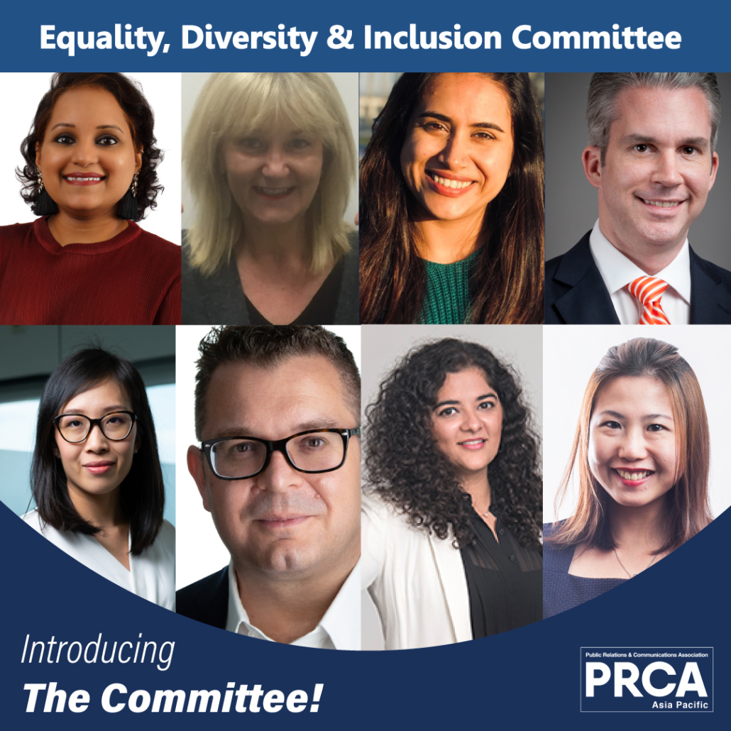 PRCA APAC announces Equality, Diversity & Inclusion Committee - PRCA Asia Pacific