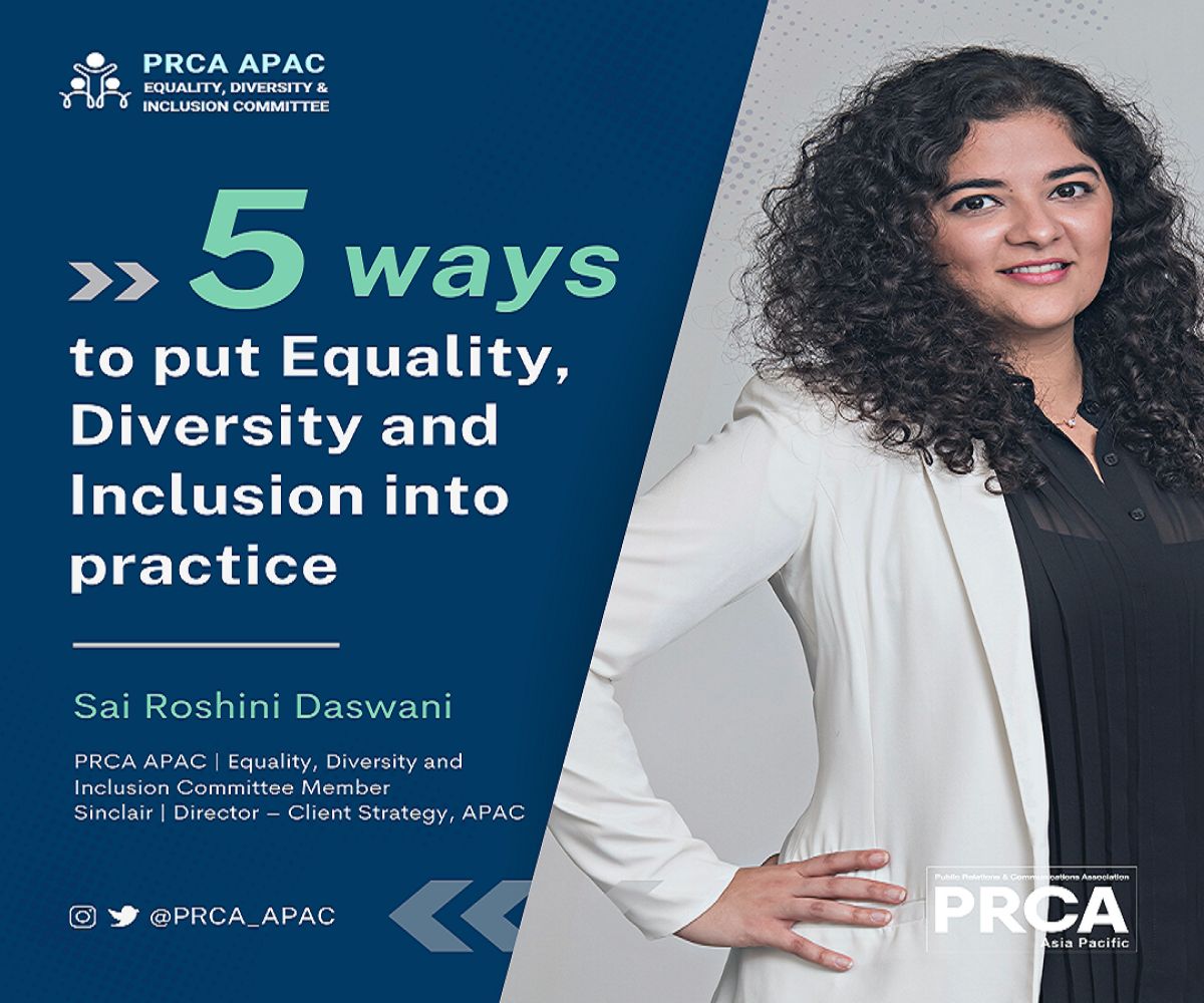 Five ways to put Equality, Diversity and Inclusion into practice - PRCA ...