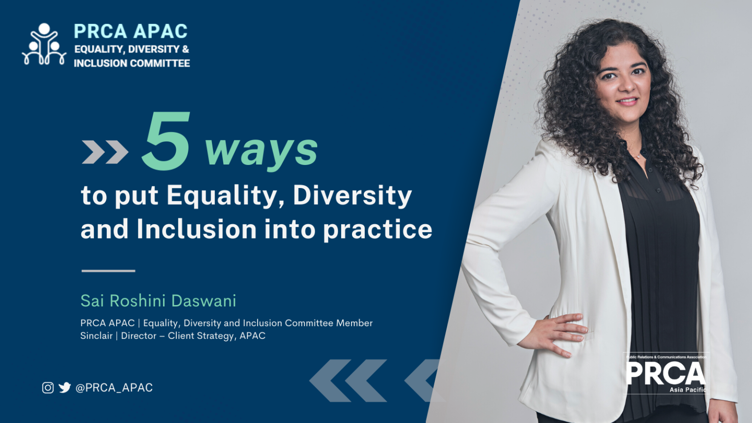 Five ways to put Equality, Diversity and Inclusion into practice - PRCA Asia Pacific