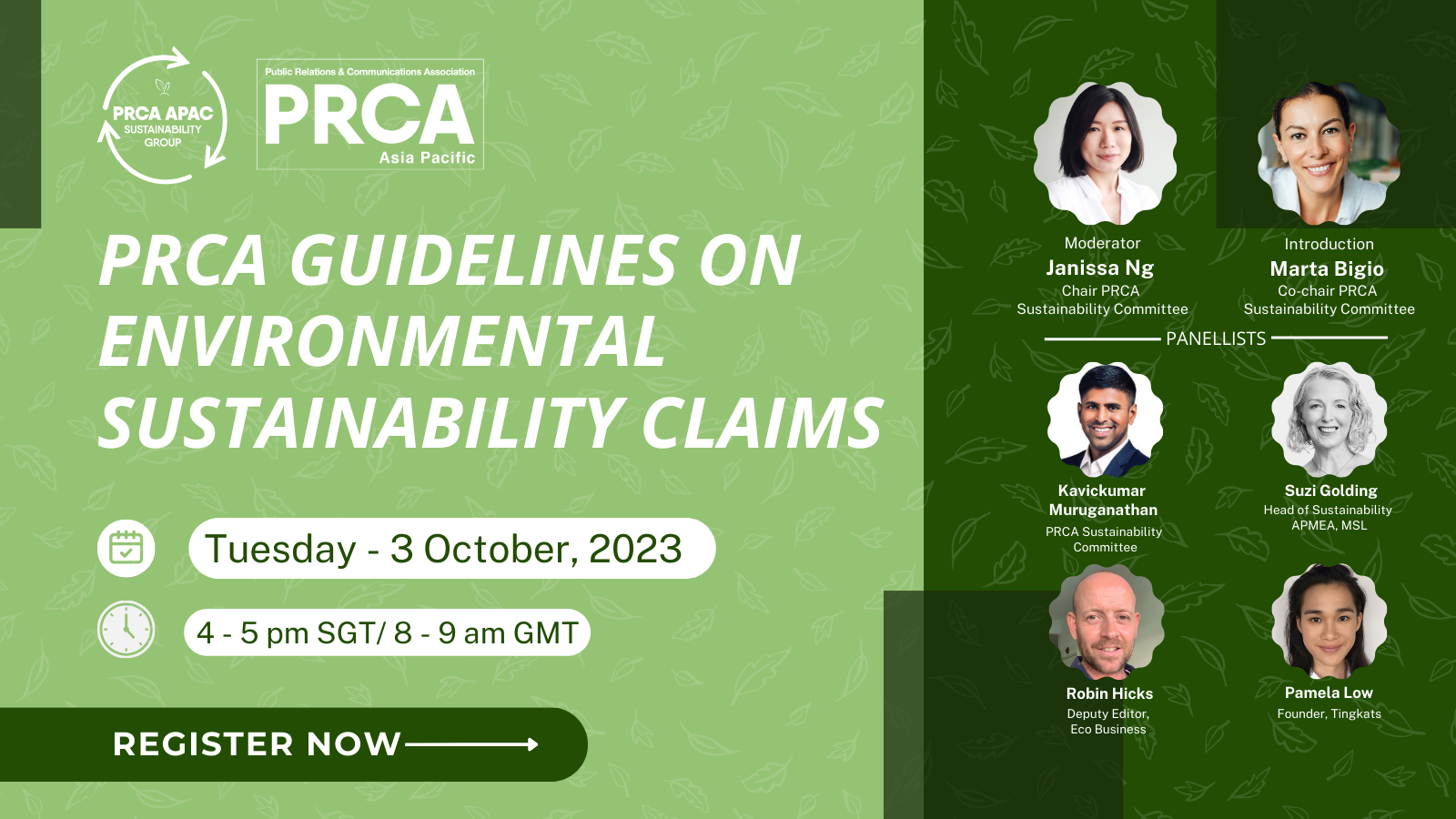 PRCA Guidelines on Environment Sustainability Claims - TW - PRCA Asia Pacific